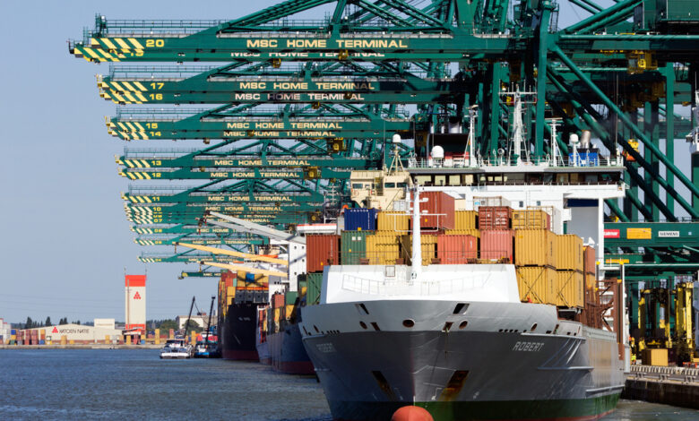 El puerto de Amberes experimentó un aumento en el tráfico de ...