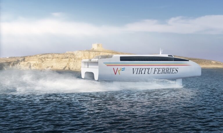 Virtu Ferries incluye el ferry eléctrico de alta velocidad Seachange ...